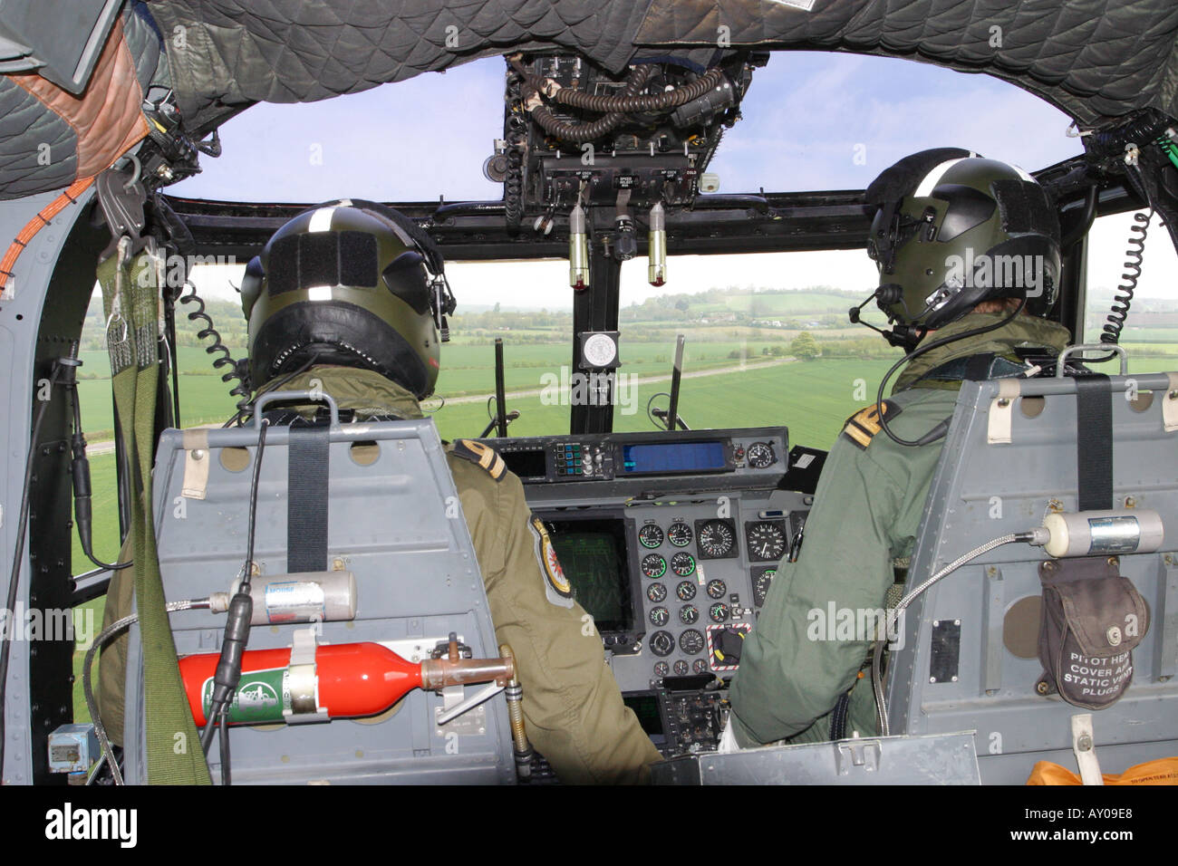 Royal Navy military helicopter flight crew flying a Lynx from RNAS ... Royal Navy military helicopter flight crew flying a Lynx from RNAS ...