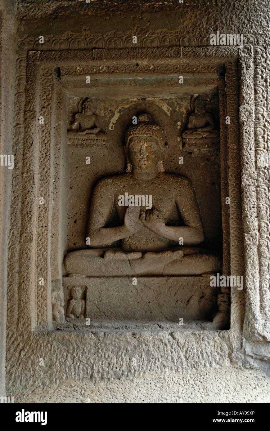 Ajanta frescoes cave 17 hi-res stock photography and images - Alamy