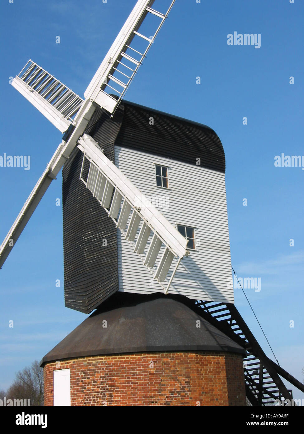 Mountnessing windmill Roman Road Mountnessing Essex England Stock Photo ...