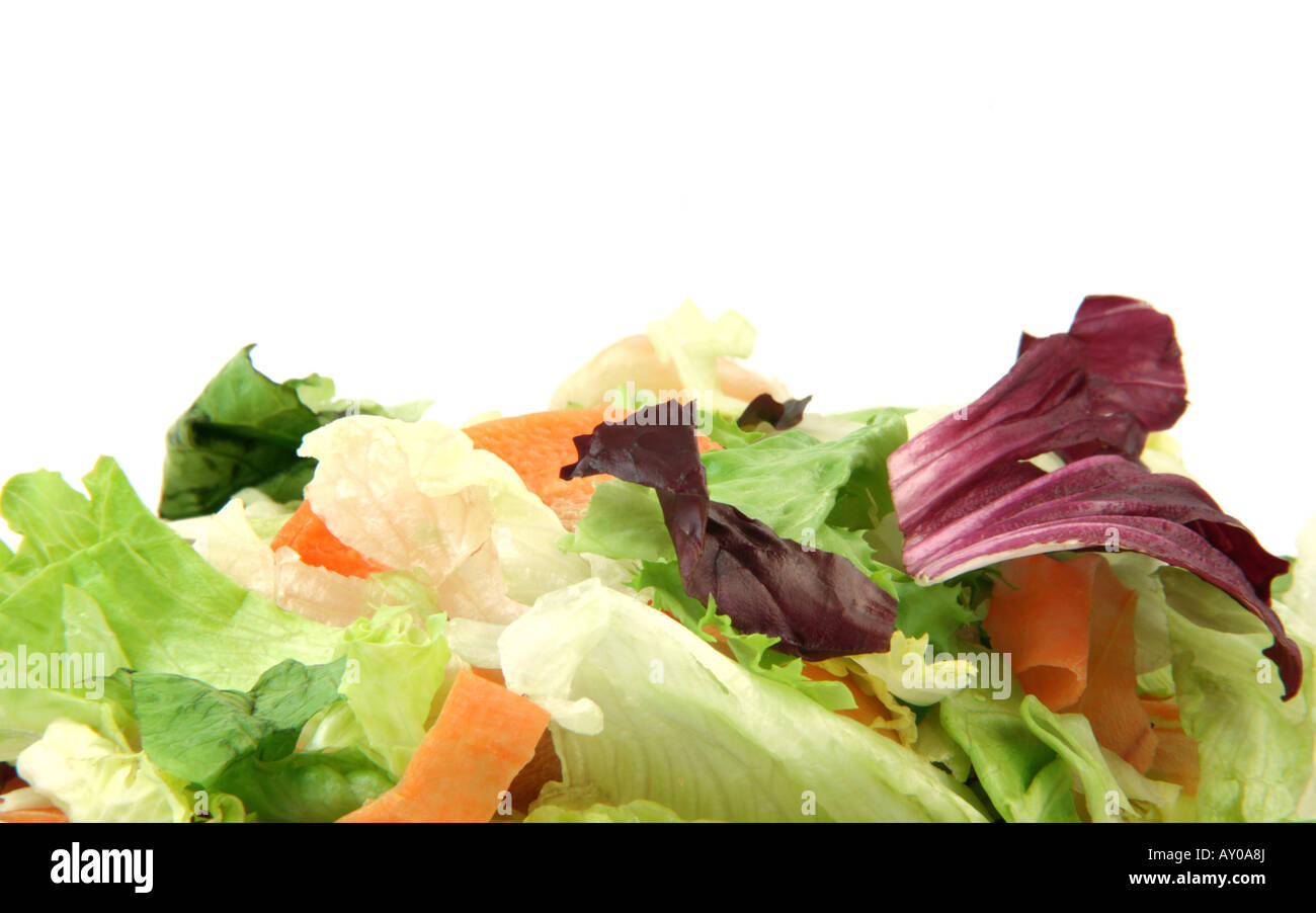 vegetarian texture from salad detail isolated on white background with ...