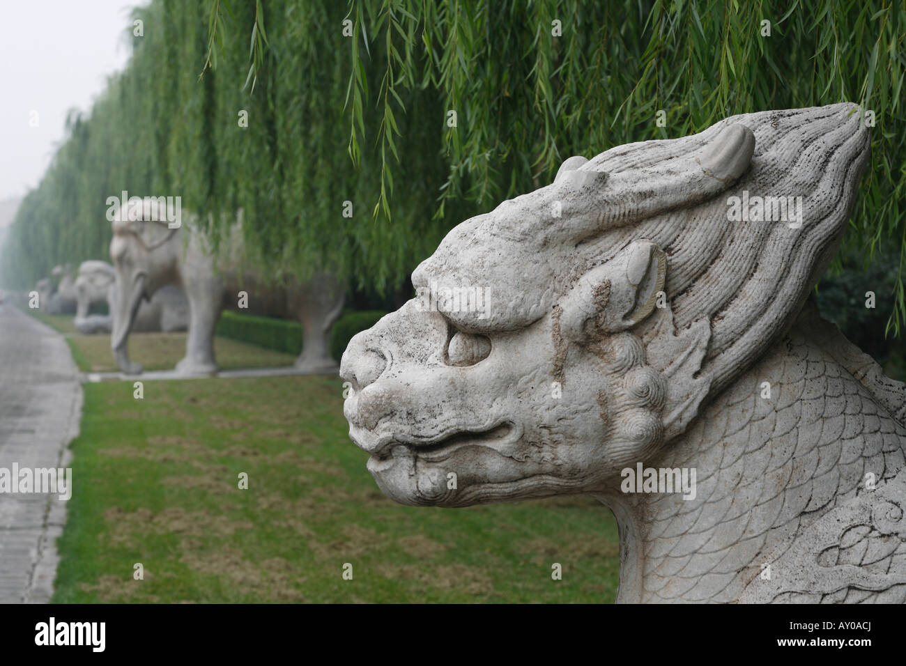 Spirit Way at the Ming Tombs Stock Photo - Alamy
