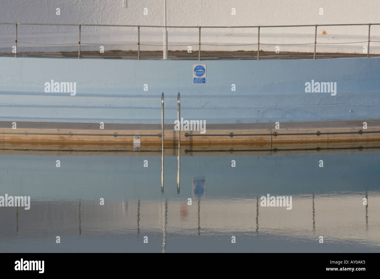 The art deco Jubilee Pool Stock Photo - Alamy