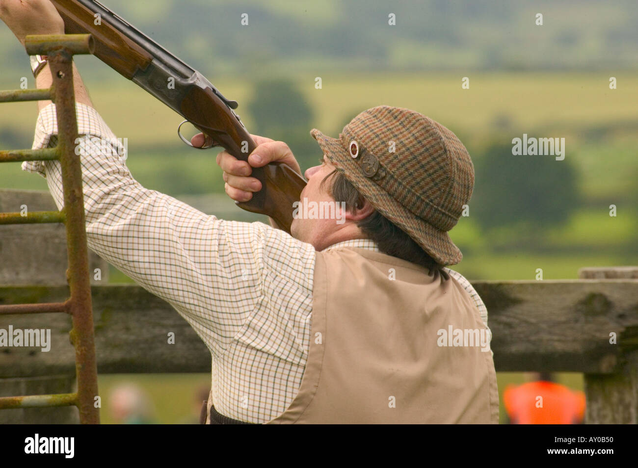 English country gentleman clay shoot Stock Photo - Alamy