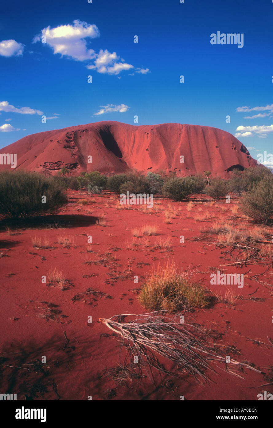 Uluru or Ayers Rock in the Australian Outback Stock Photo - Alamy