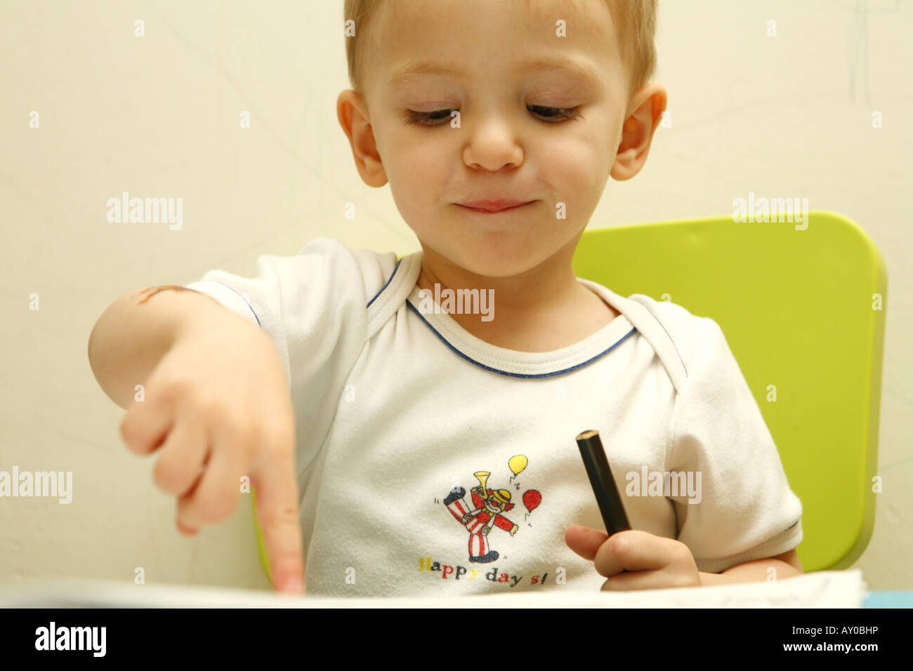 Talented boy draws hi-res stock photography and images - Alamy