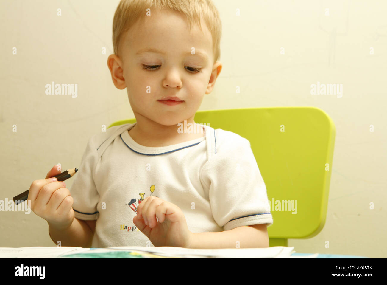 Talented boy draws hi-res stock photography and images - Alamy