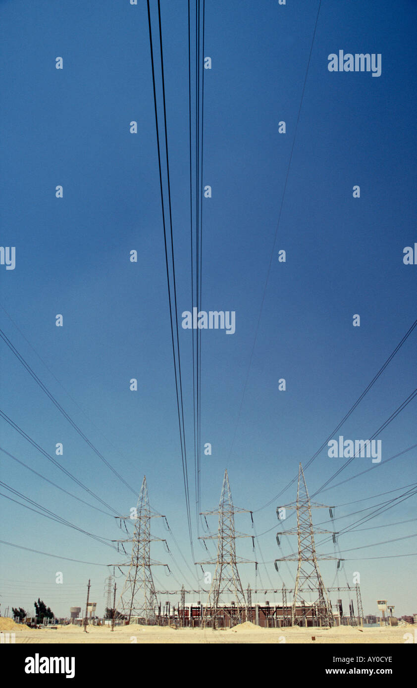 Egypt electricity plant hi-res stock photography and images - Alamy