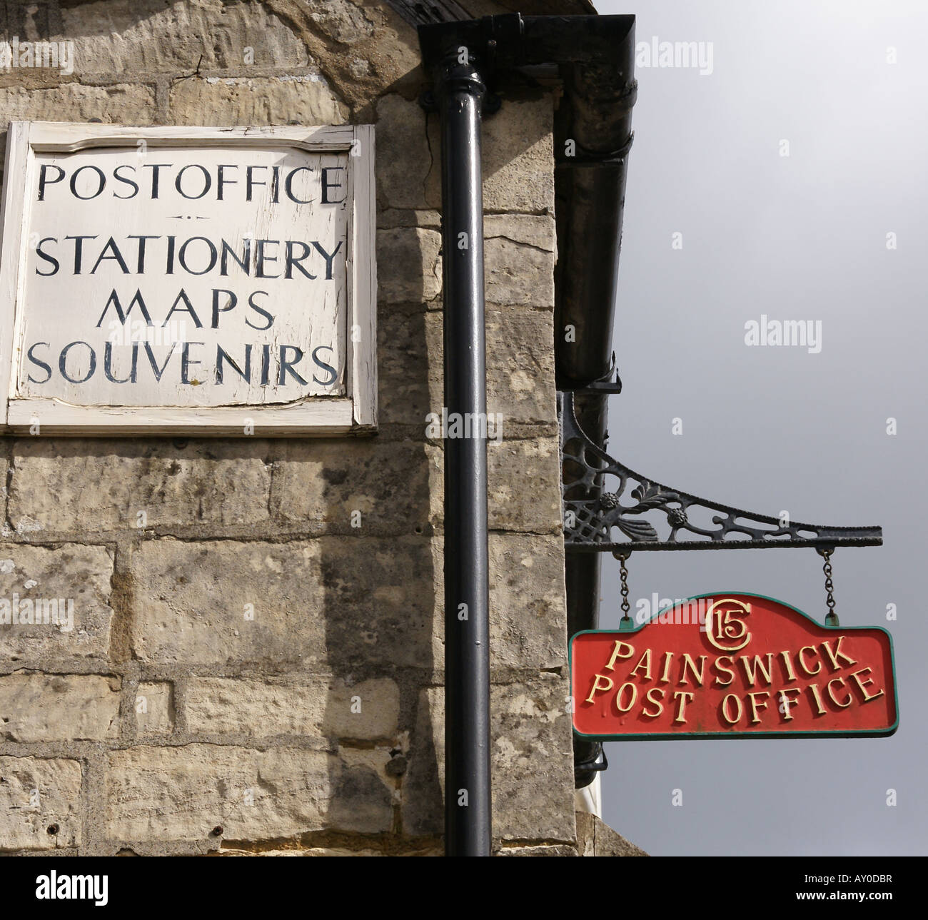 Post Office Painswick Gloucestershire England Stock Photo - Alamy