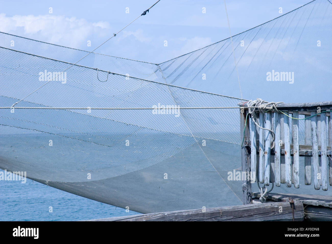 fishing net grab-all Stock Photo - Alamy
