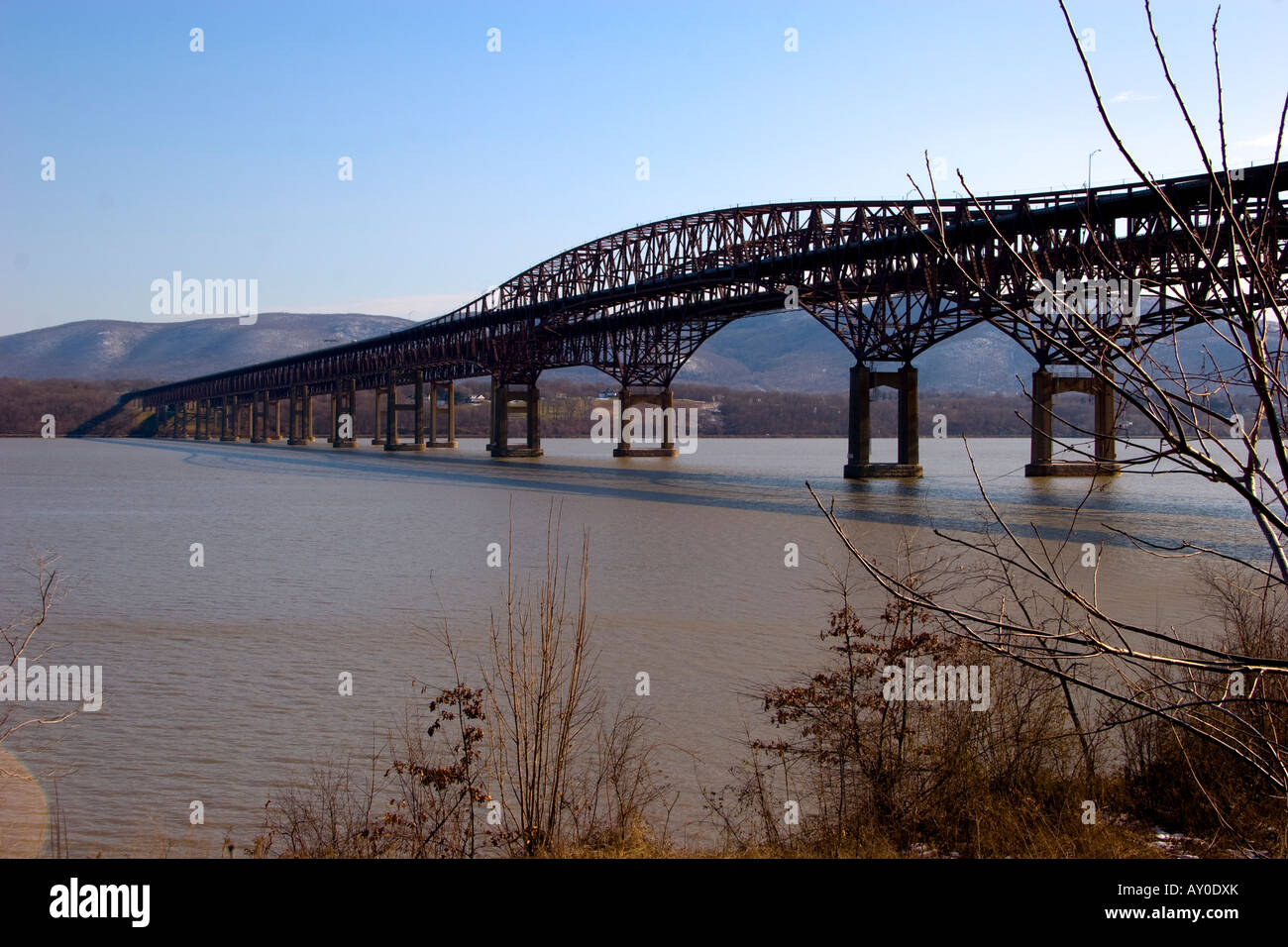 The Beacon Newburg Bridge Stock Photo - Alamy