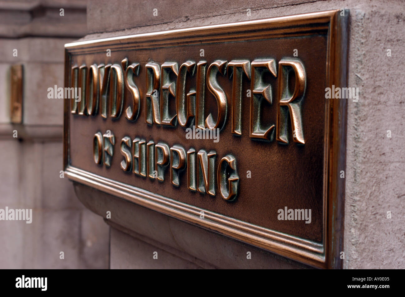 Lloyds Register of Shipping Stock Photo - Alamy