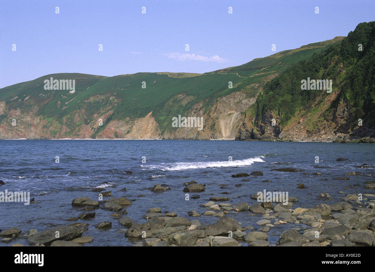 Lynmouth north devon beach hi-res stock photography and images - Alamy
