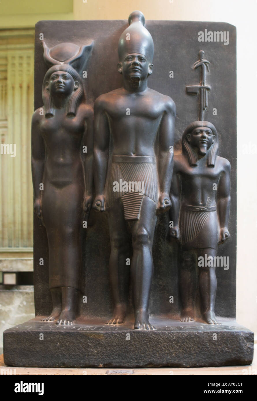 Menkaura triad hi-res stock photography and images - Alamy