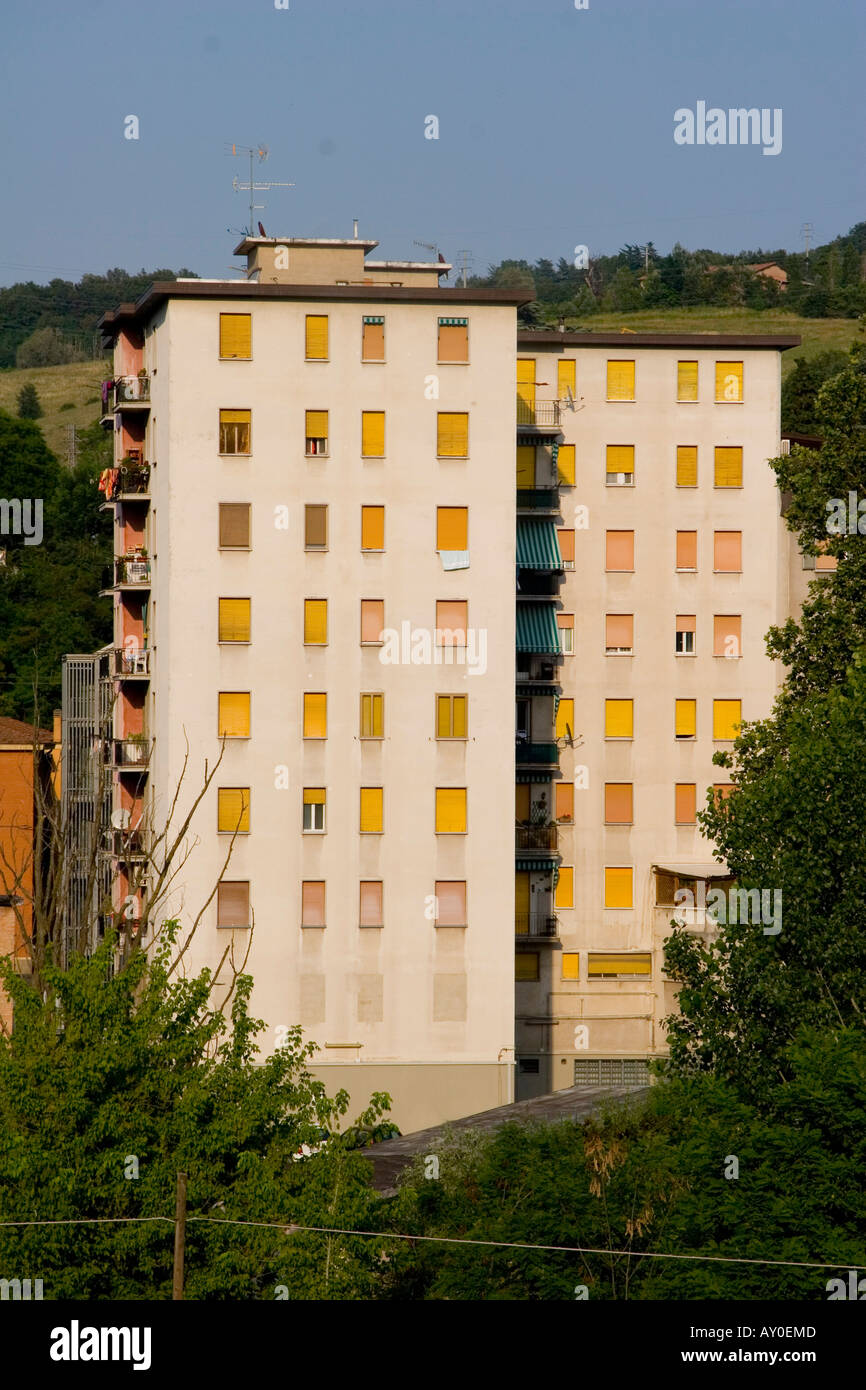 small skyscraper, twice, apartment, mansion, house, white, window ...
