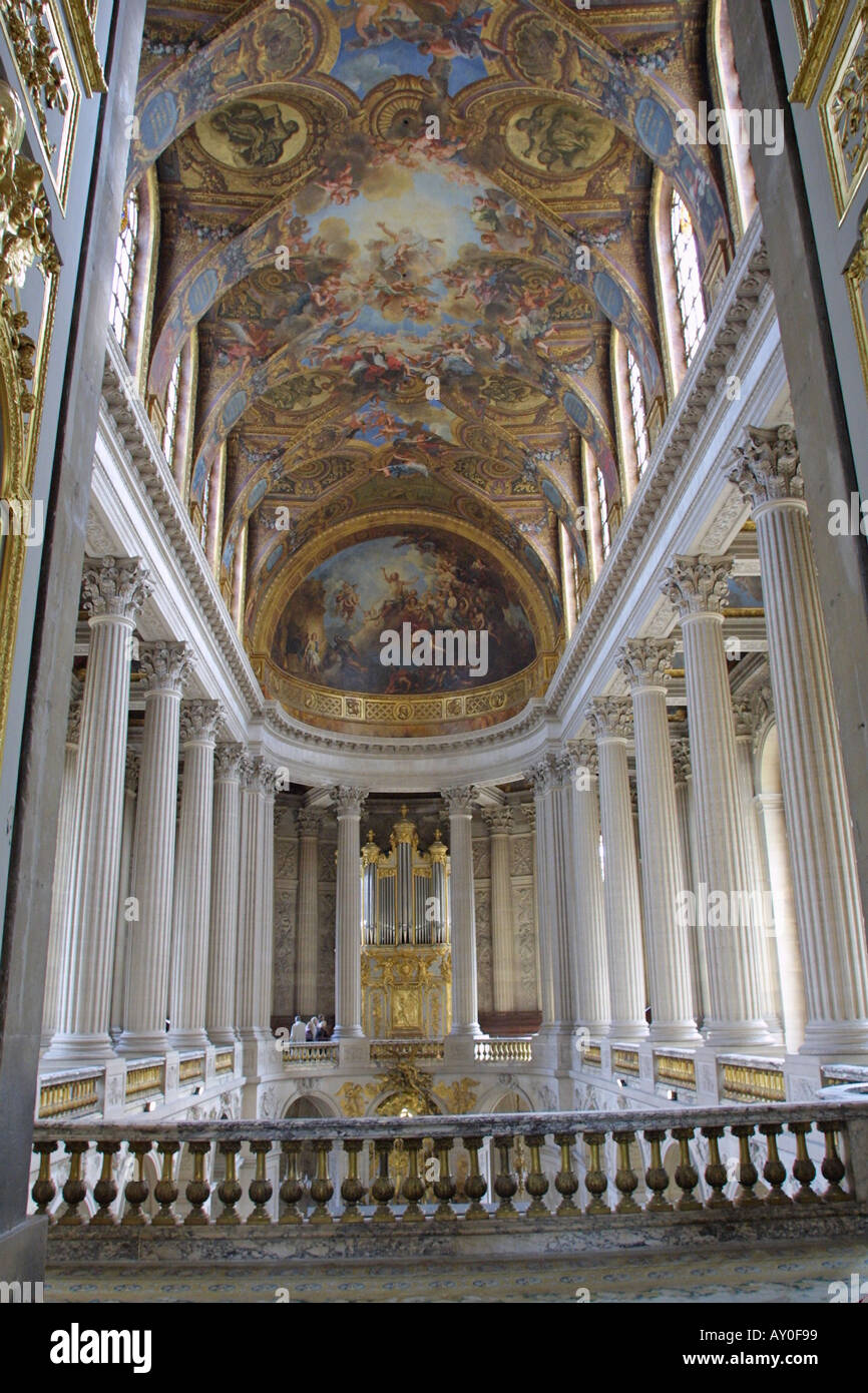 The royal chapel Versailles France Stock Photo - Alamy