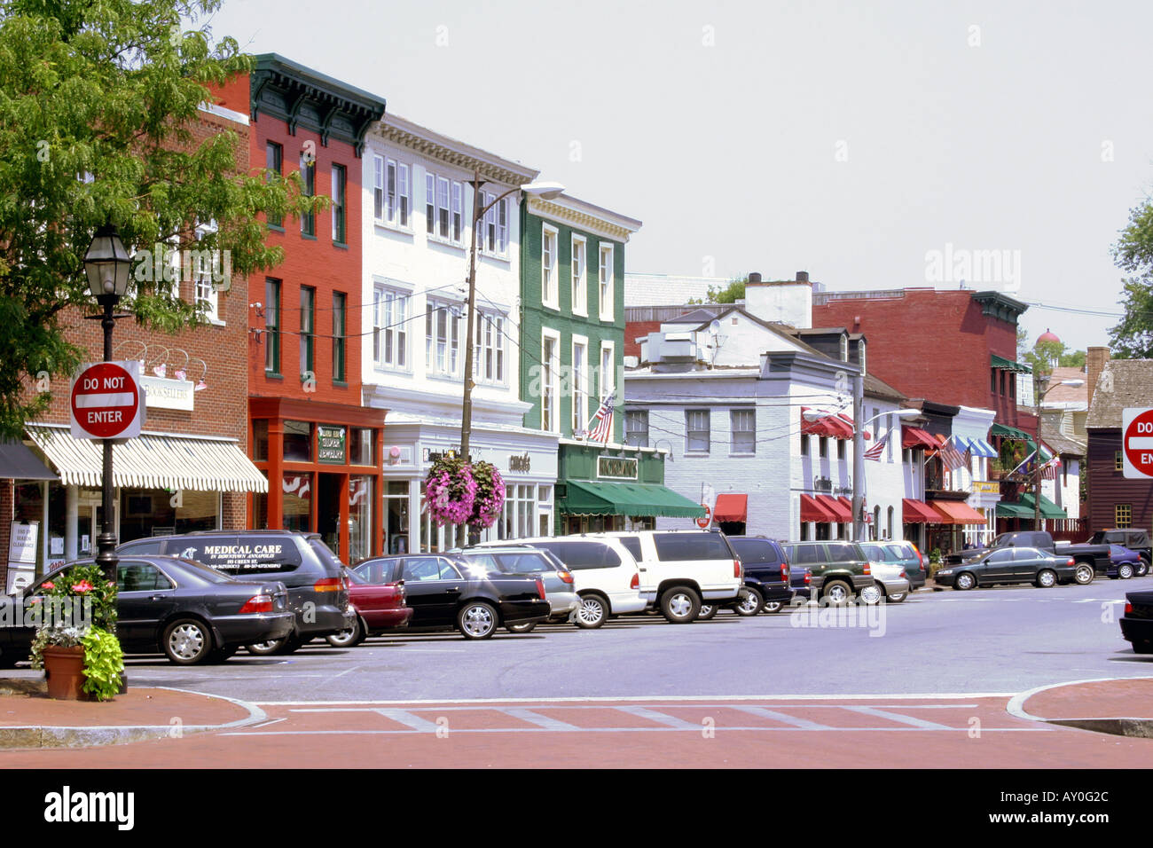 Historic Main Street Formerly Church Street Annapolis Maryland USA ...