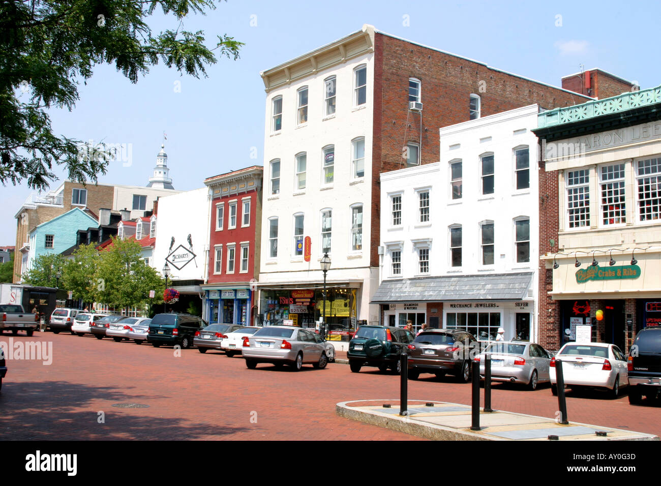 Main street annapolis hi-res stock photography and images - Alamy