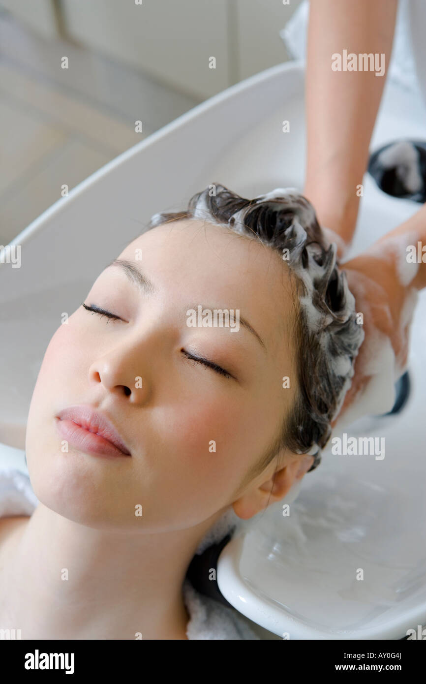 Hair washed hi-res stock photography and images - Alamy