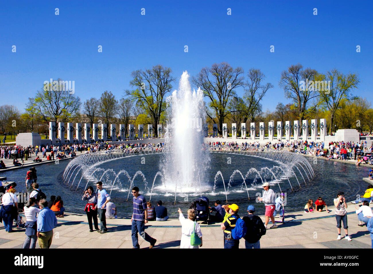 World War II Memorial Washington DC USA Stock Photo - Alamy