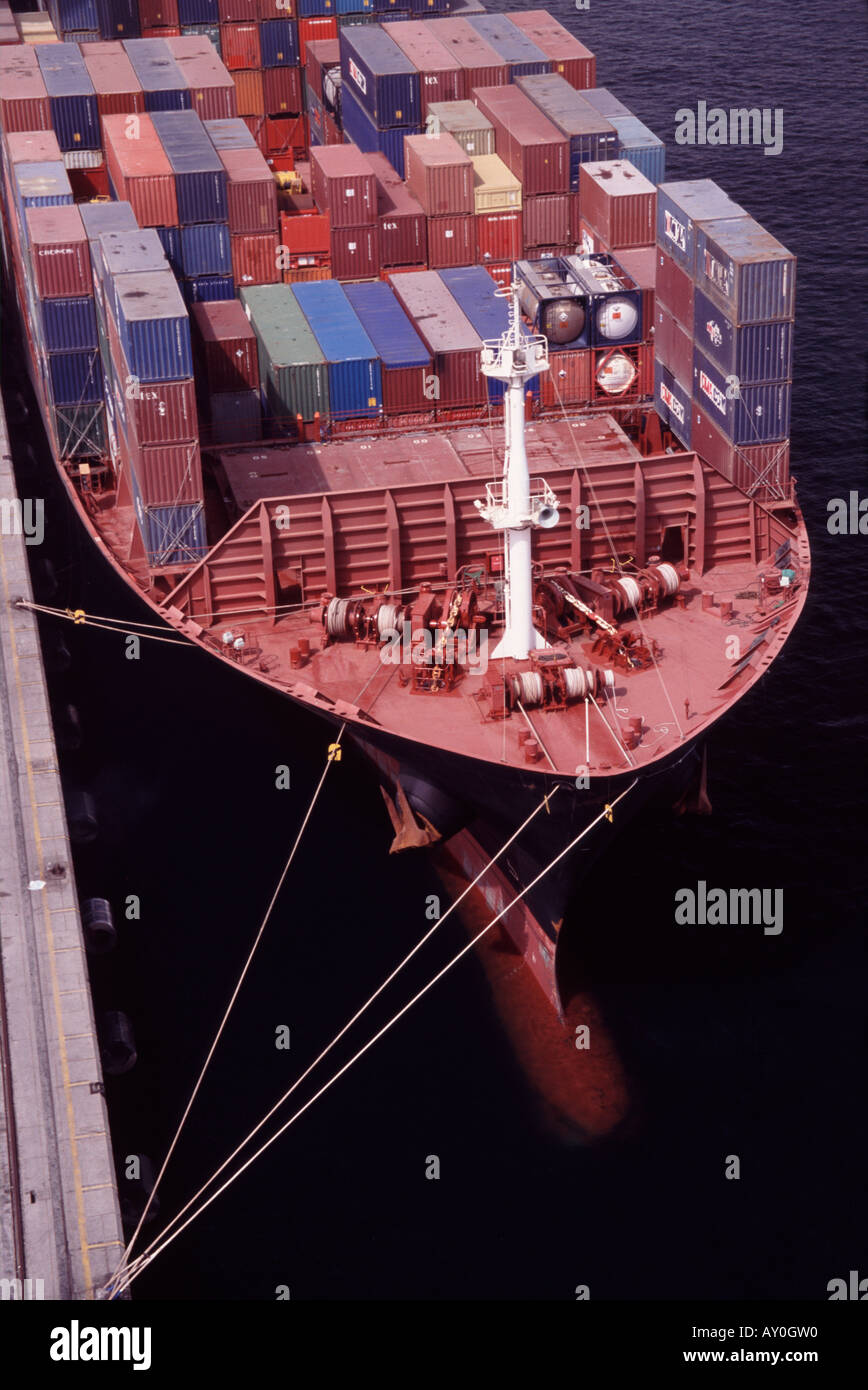 containership in dubai port world container port jebel ali united arab ...