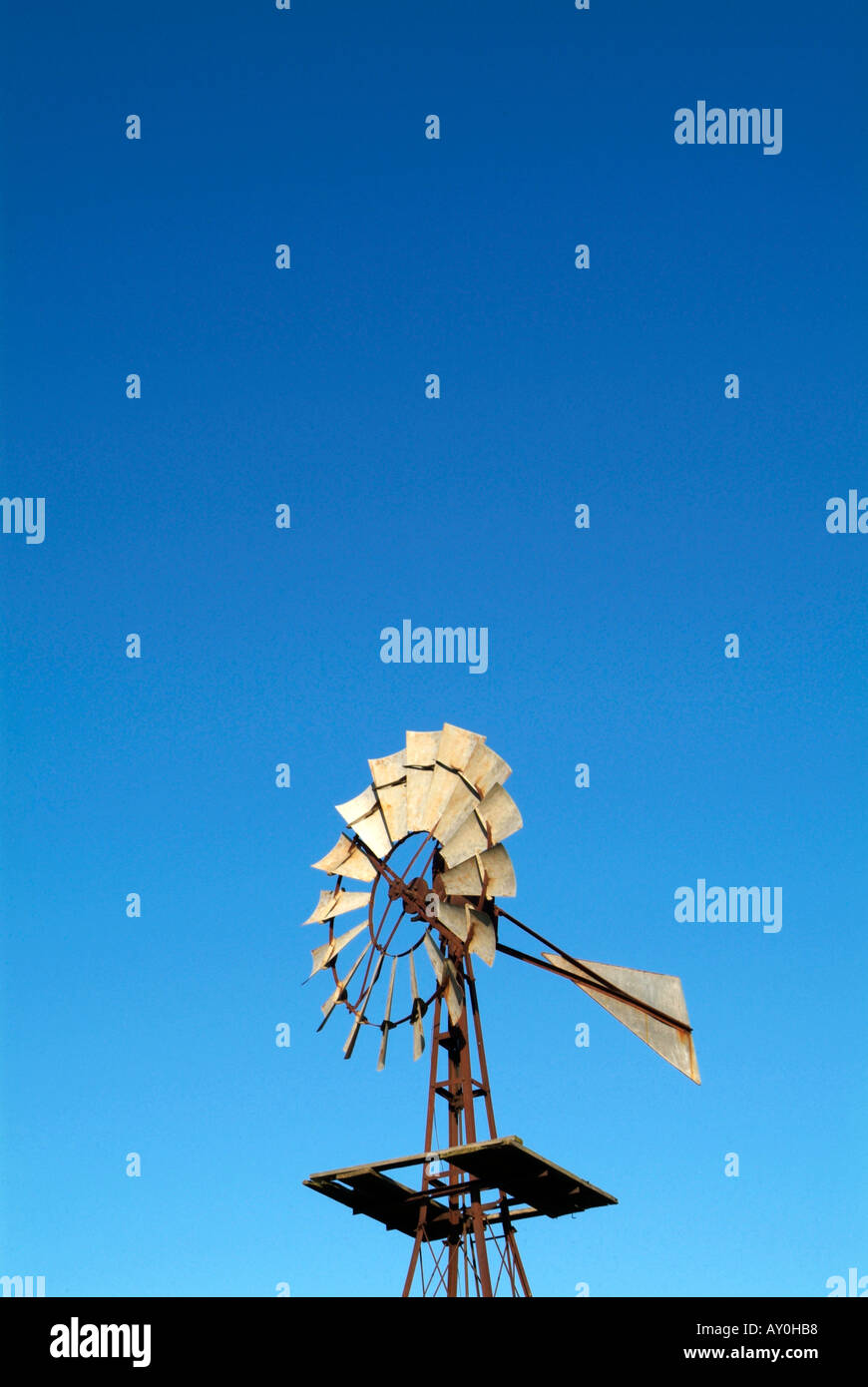 windmill wind powered power energy water pump turn spin Australia ...