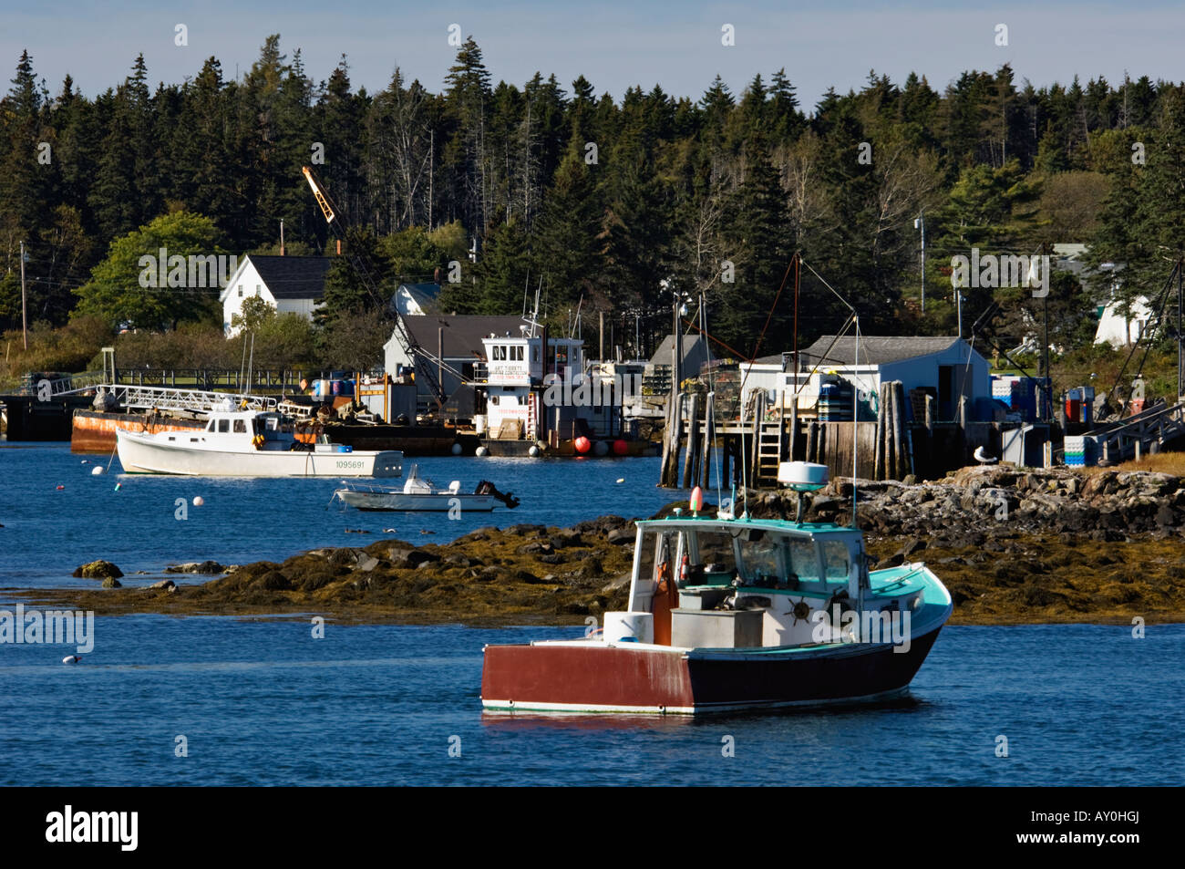 Port clyde village hi-res stock photography and images - Alamy