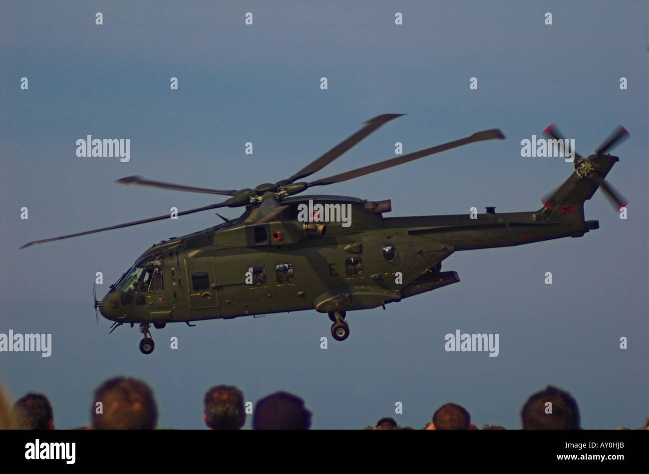 RAF Merlin Helicopter Southport Airshow Stock Photo - Alamy