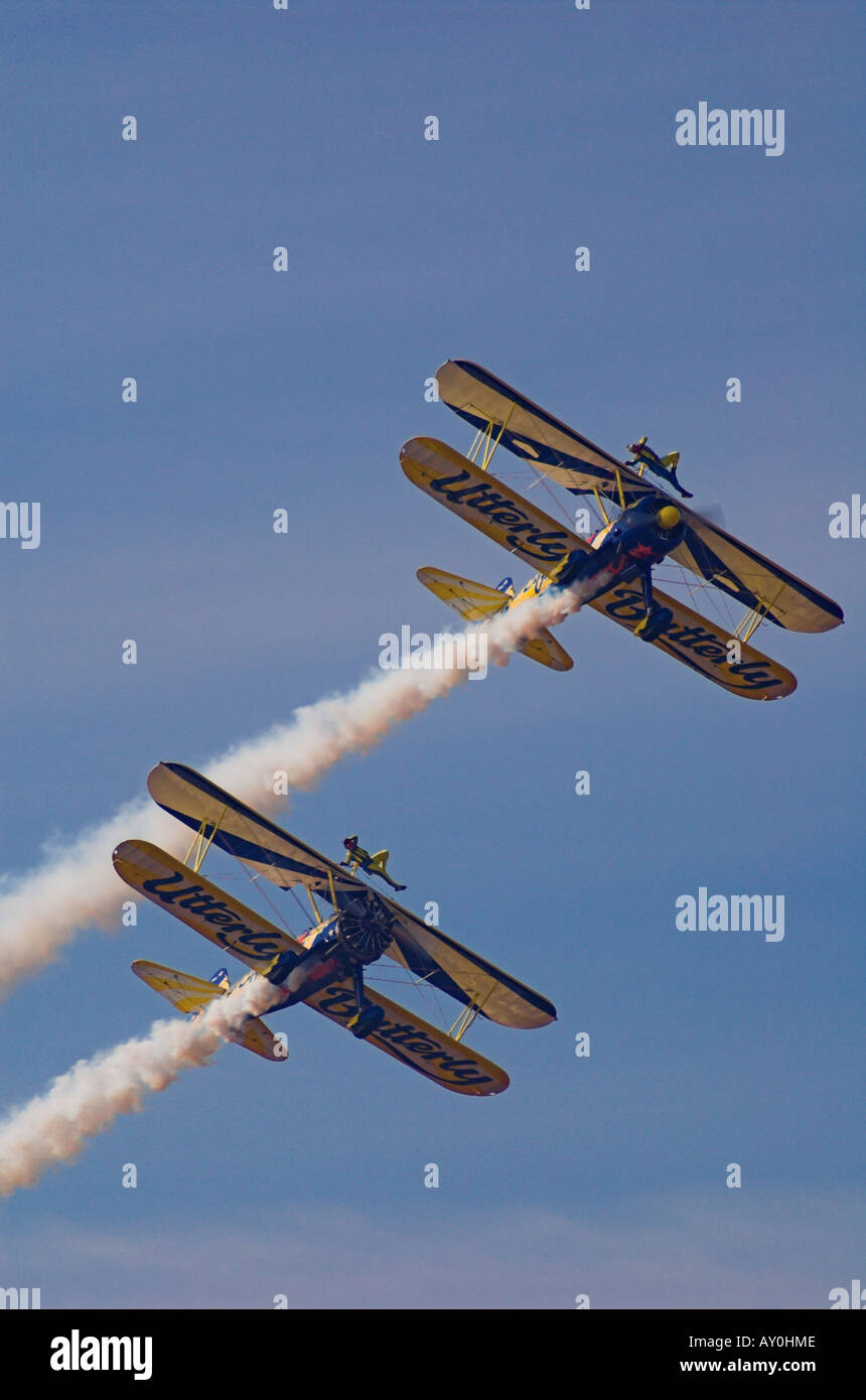 Utterly Butterly display team at the Southport Airshow Stock Photo - Alamy