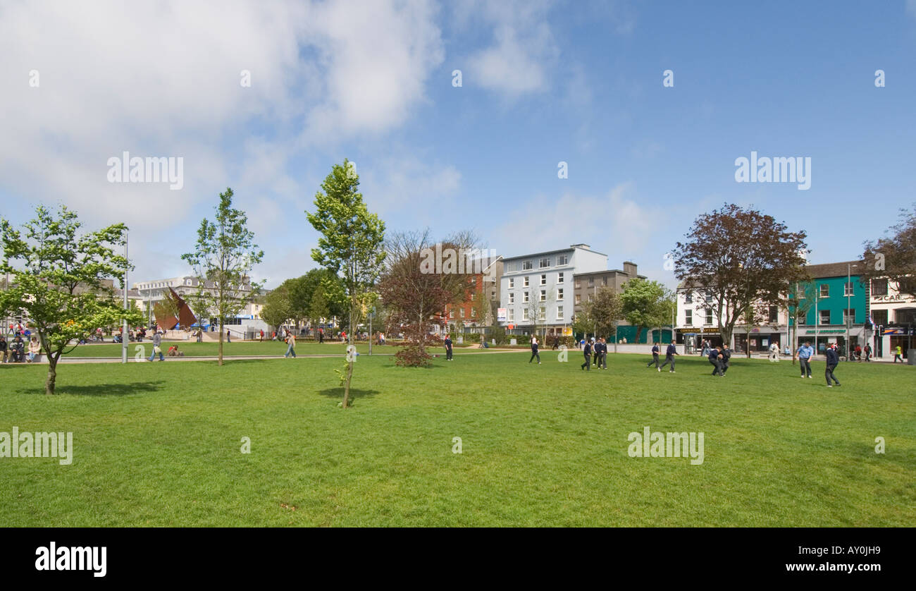 Ireland County Galway Galway City Eyre Square Stock Photo - Alamy