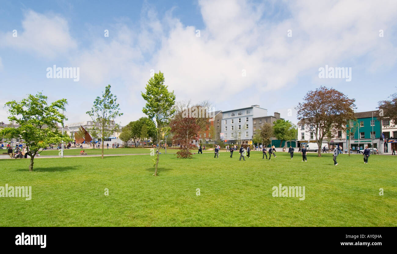 Ireland County Galway Galway City Eyre Square Stock Photo - Alamy