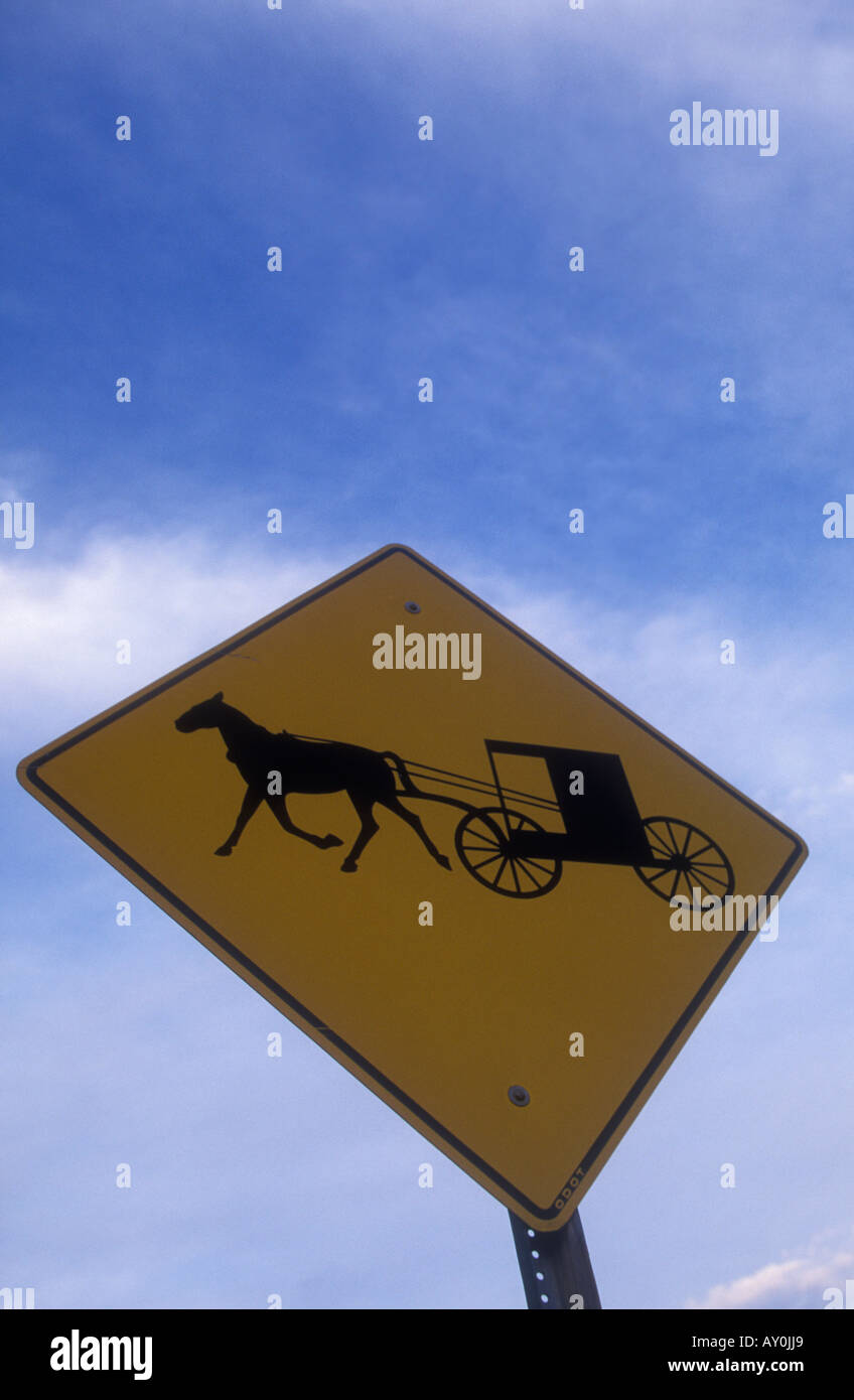 Buggy road sign USA Stock Photo - Alamy
