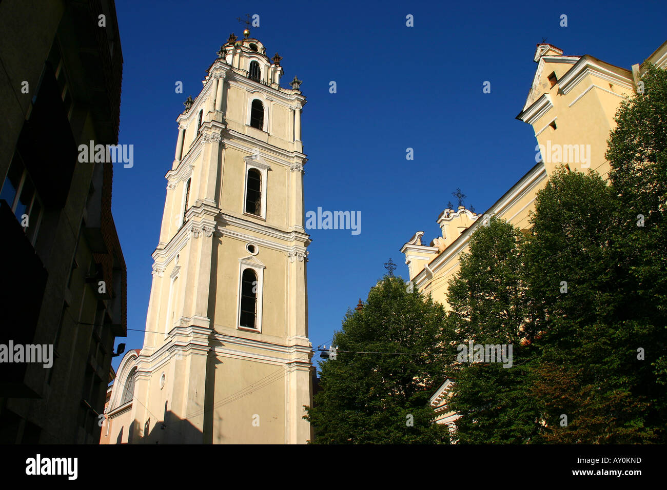 Vilnius University in the Old Town area of Vilnius Lithuania Baltic ...