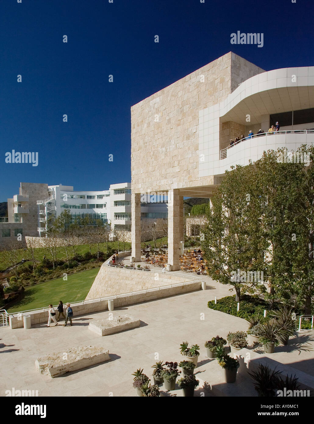 The J Paul Getty Museum in Los Angeles USA Stock Photo - Alamy