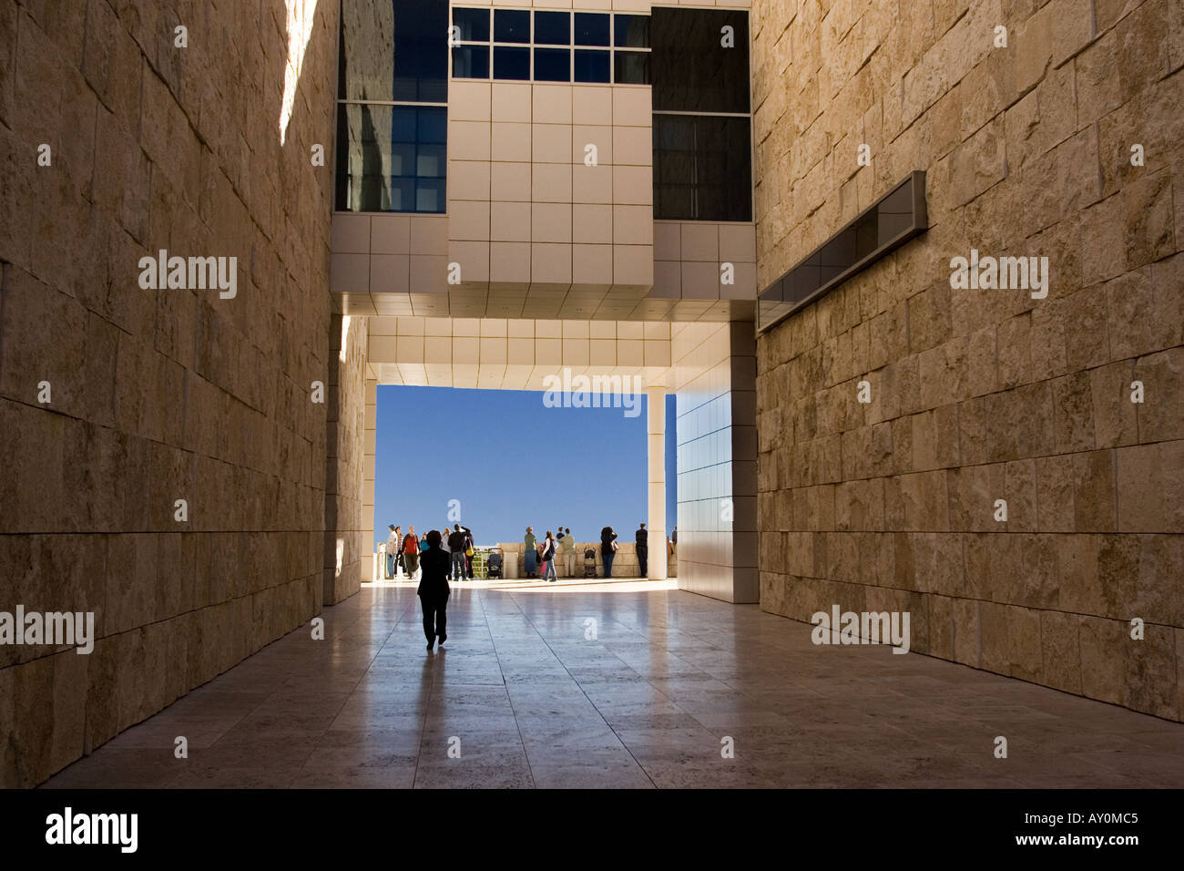 The J Paul Getty Museum in Los Angeles USA Stock Photo - Alamy