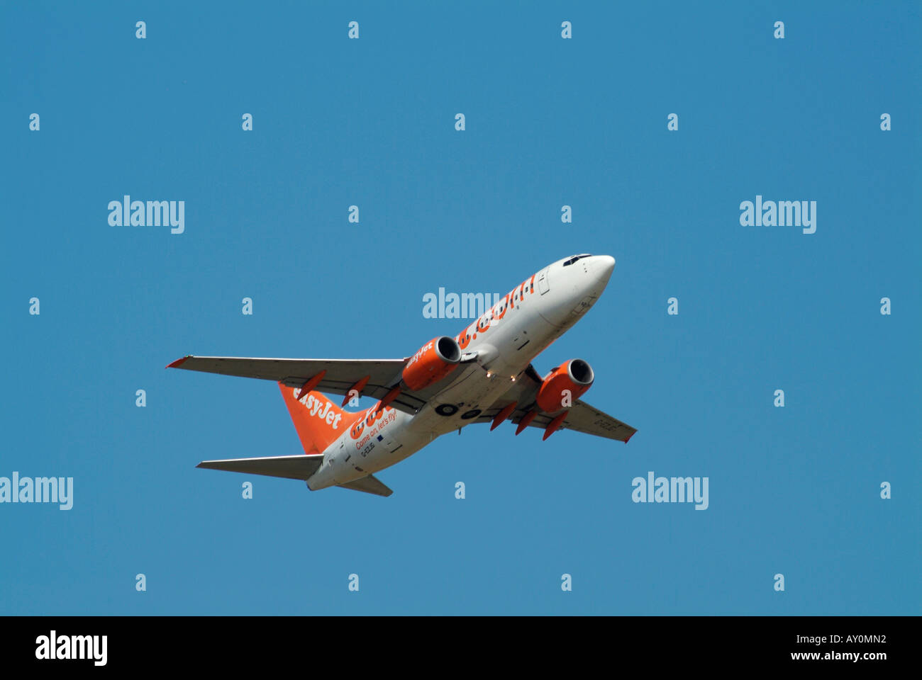 easyjet passenger plane taking off at John Lennon airport, Speke ...