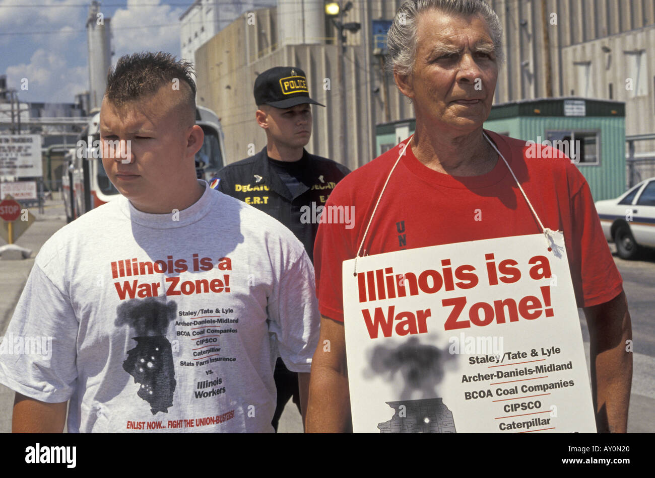 Lockout at AE Staley Stock Photo - Alamy