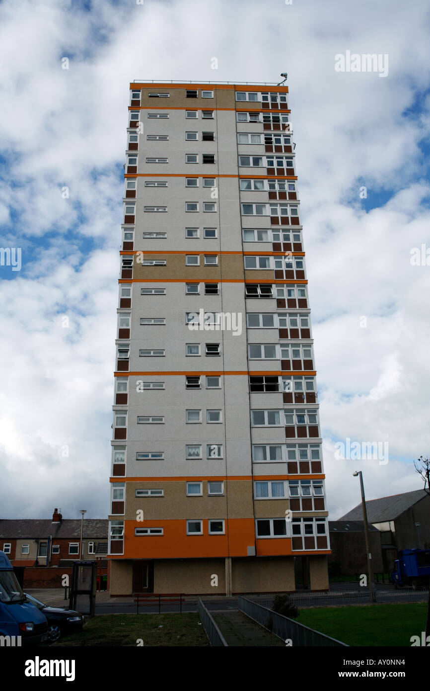 Council Tower Block, Blackpool England Stock Photo - Alamy