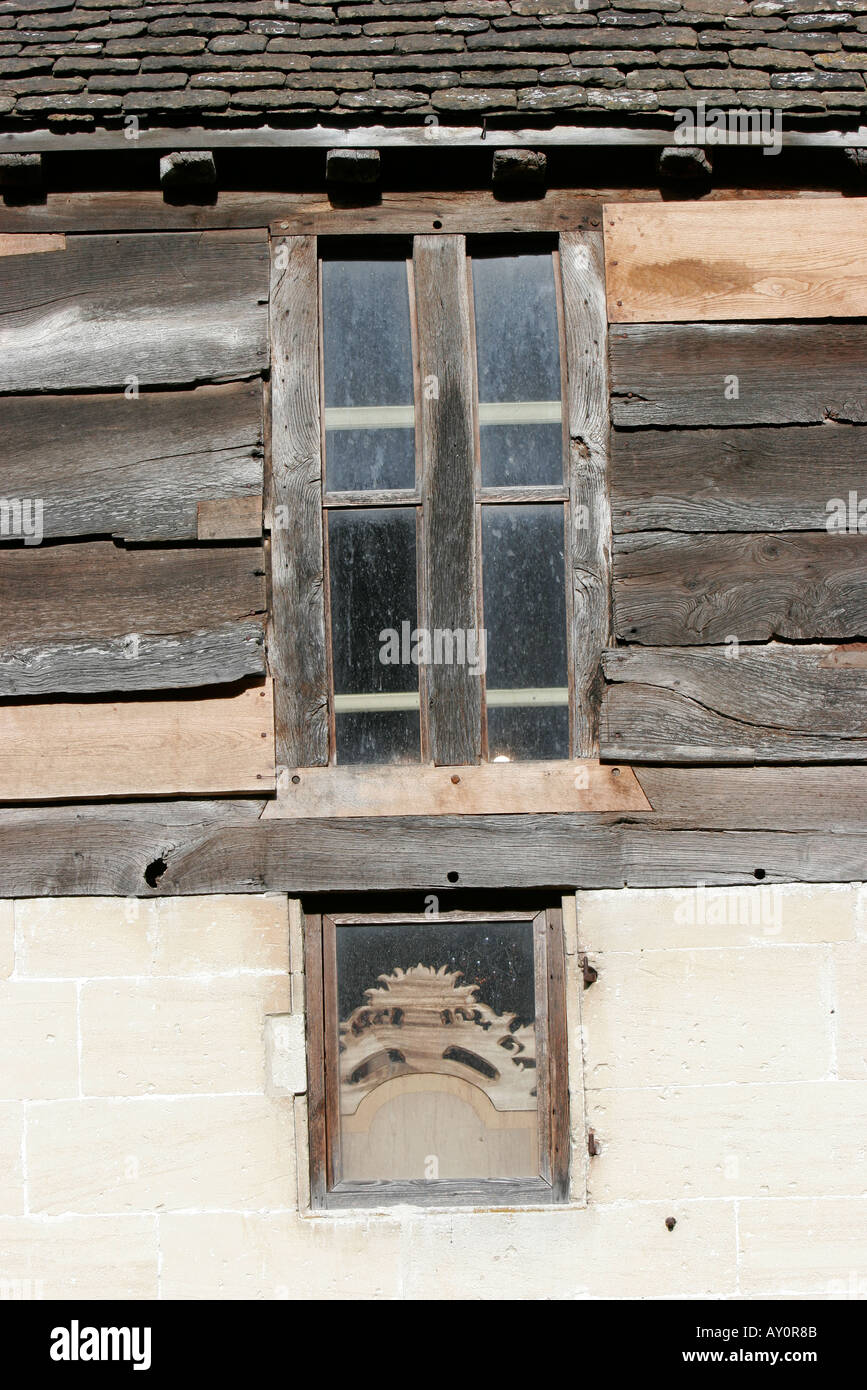 Interesting historic window in building in Bradford on Avon Wiltshire ...