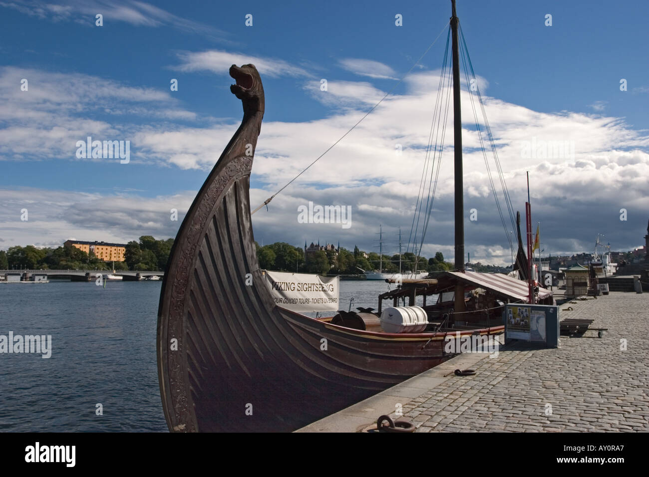 Viking sightseeing ship, Stockholm, Sweden Stock Photo - Alamy