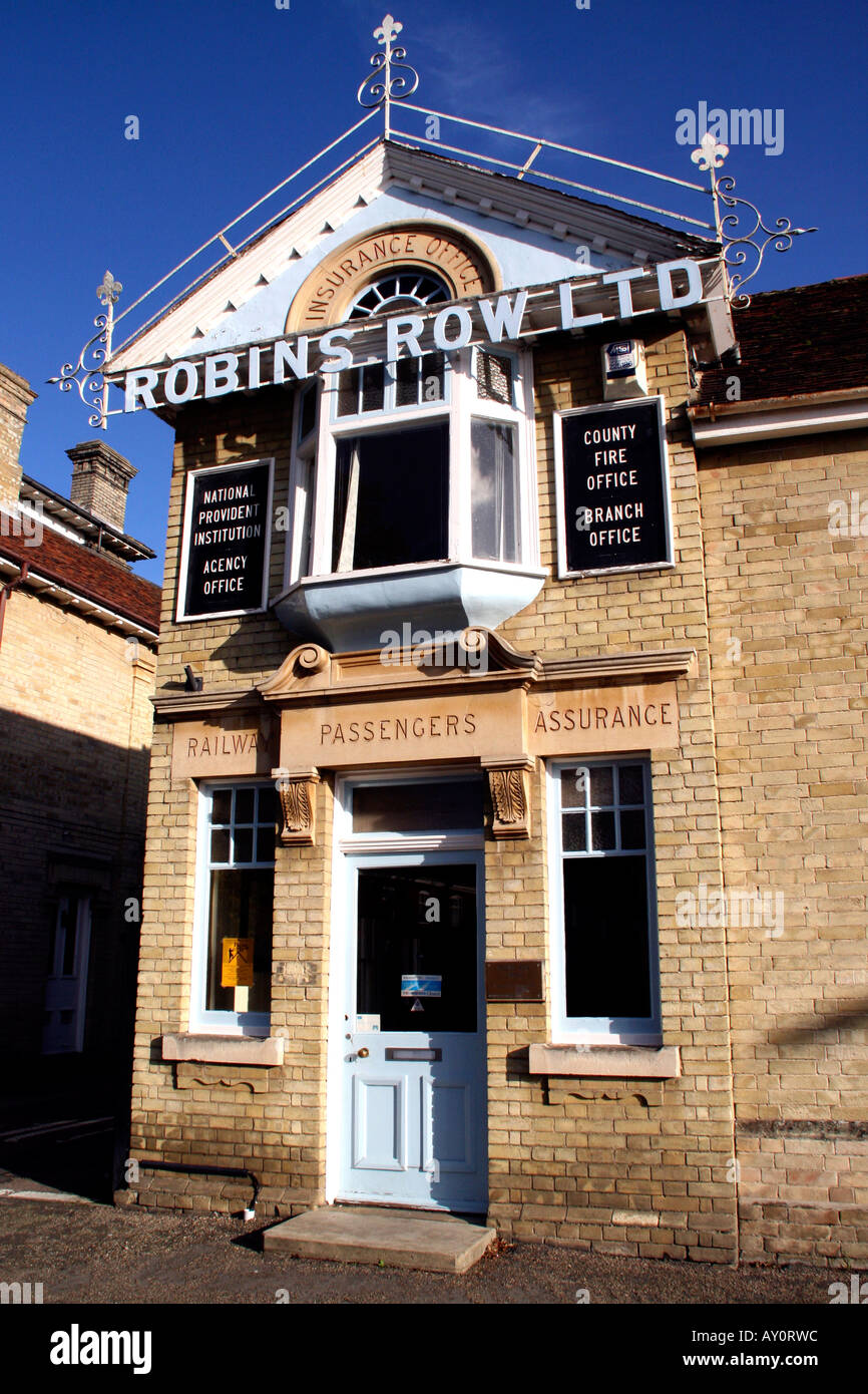 The elaborate facade of a Victorian Insurance Office in the Village of ...