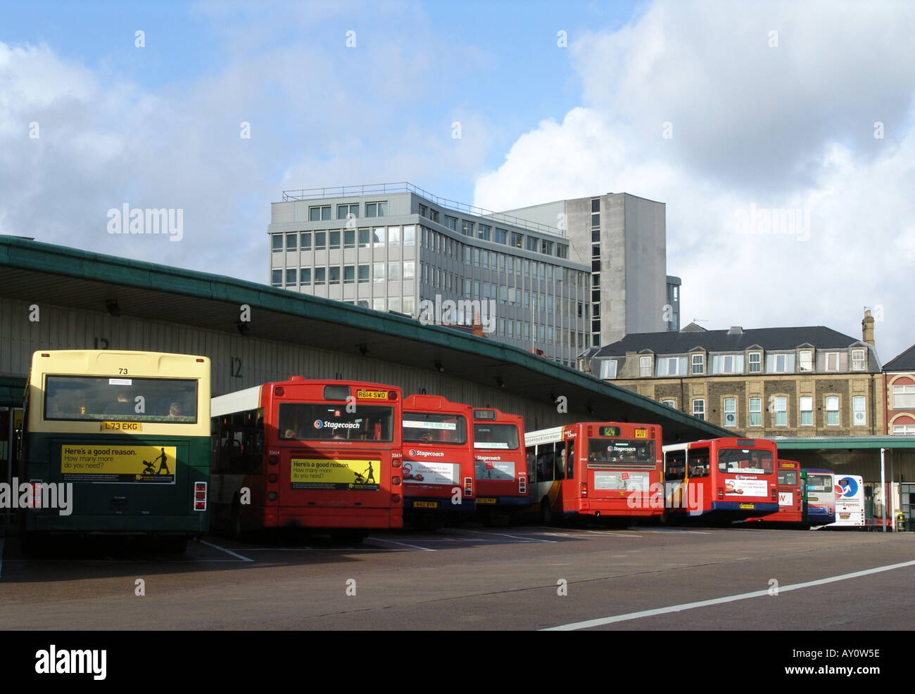 Bus Station at the City of Newport South Wales GB UK 2004 Stock Photo ...