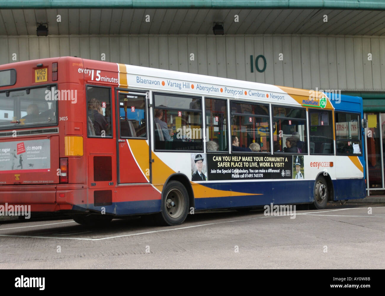 Bus Station at the City of Newport South Wales GB UK 2004 Stock Photo ...