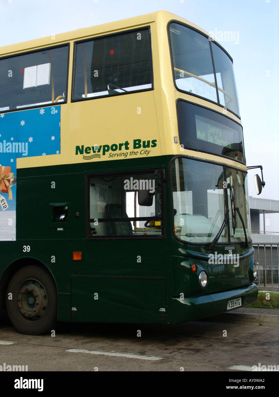Newport Transport bus in the city of Newport South Wales GB UK 2005 ...