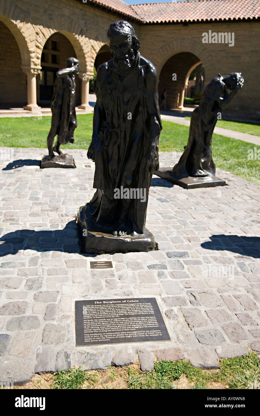 Bronze statues by Auguste Rodin are scattered through Stanford ...