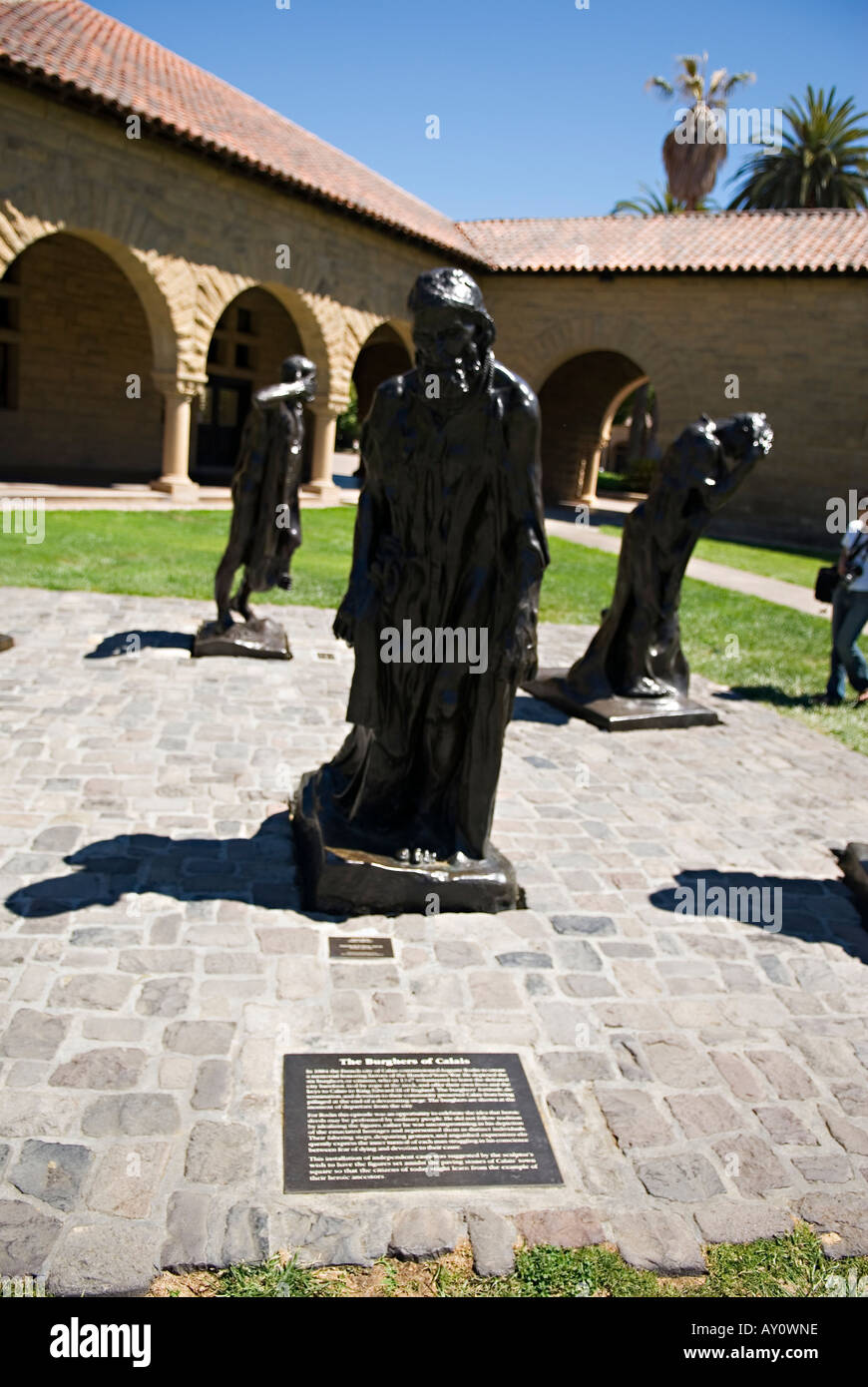 Bronze statues by Auguste Rodin are scattered through Stanford ...