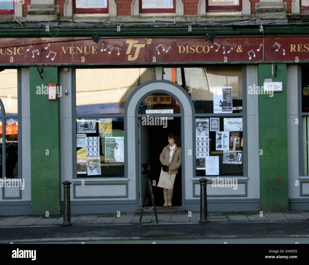 The famous TJ Rock and Disco Venue Club in Clarence Place in the city ...