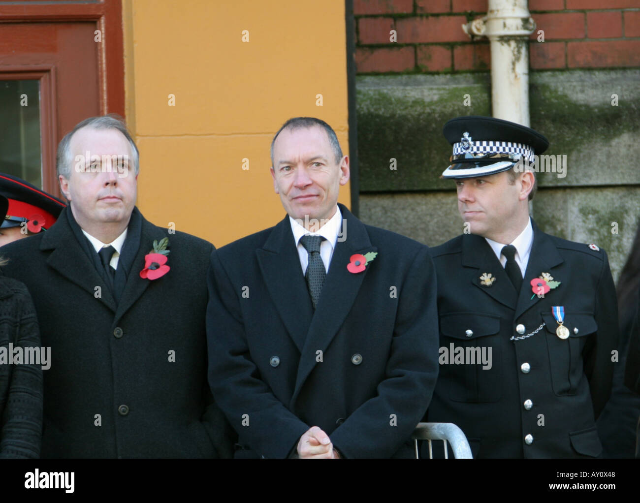 Welsh Assembly Member John Griffiths AM on Remembrance Day in Newport ...