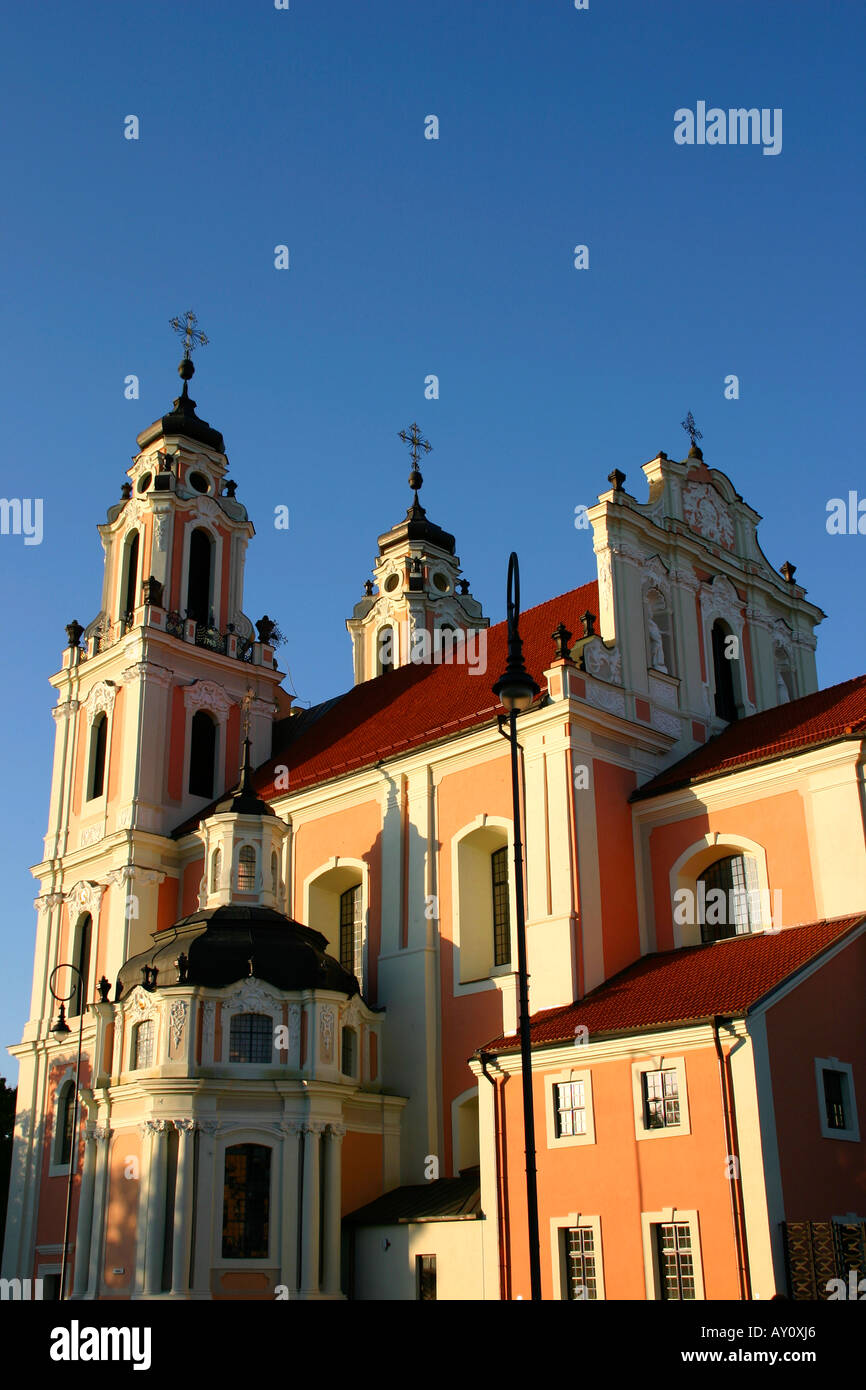 St Catherines Church in Vilnius capital of Lithuania Baltic States ...