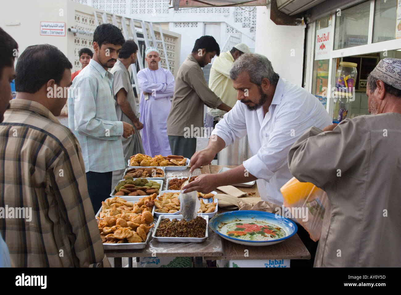 Food stall at Mutrah Muscat Oman Stock Photo - Alamy