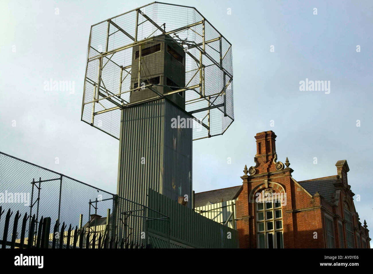 Observation tower manned british army hi-res stock photography and ...